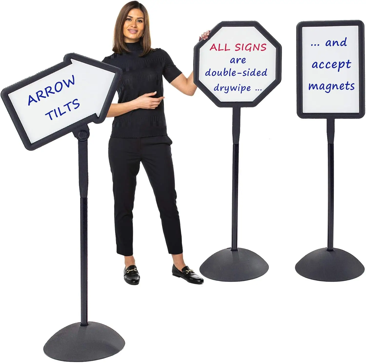 Freestanding Whiteboard Pavement Sign