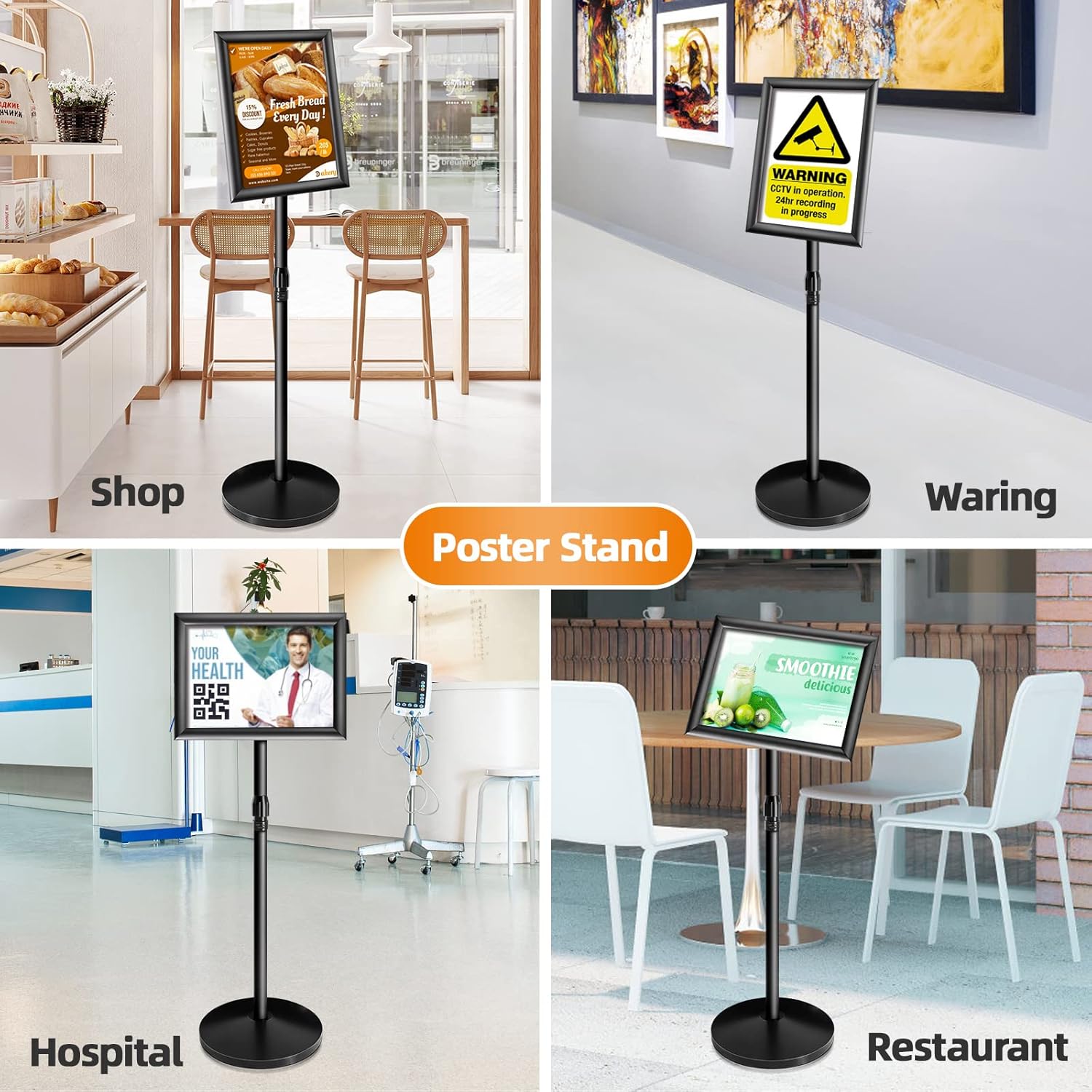 VAIIGO A4 Adjustable Menu Display Stand
