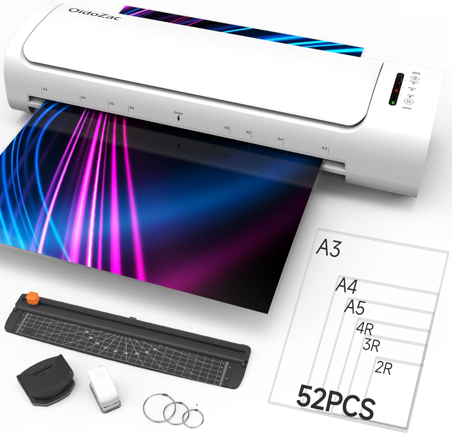 A3 9-in-1 Laminator with 52 Sheets