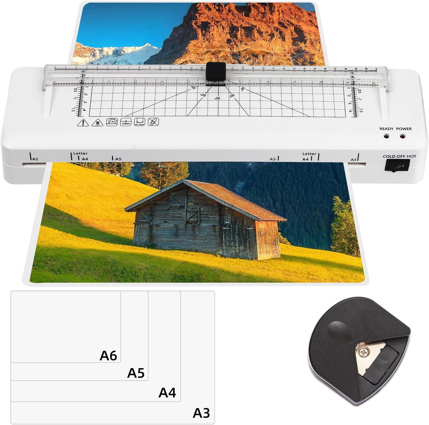 A3 Laminator with Built-in Cutter