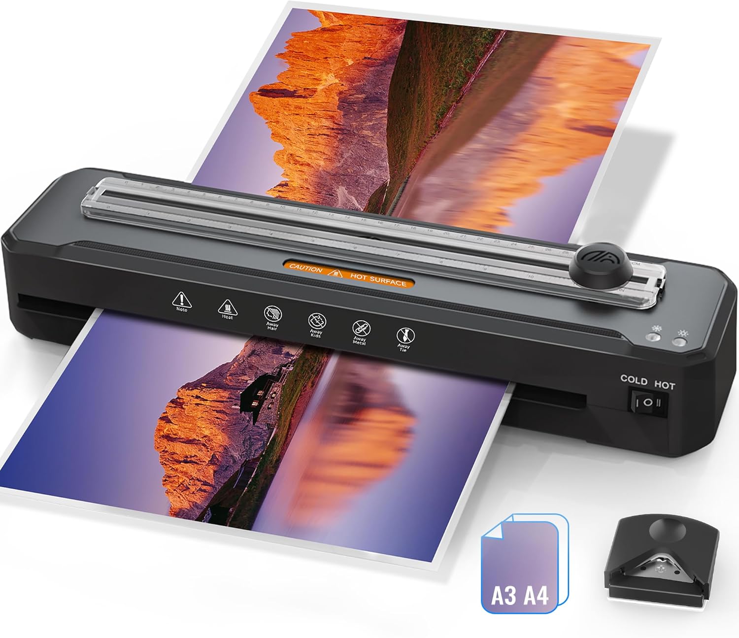 MAXDONE A3 Laminator, Built-in Cutter